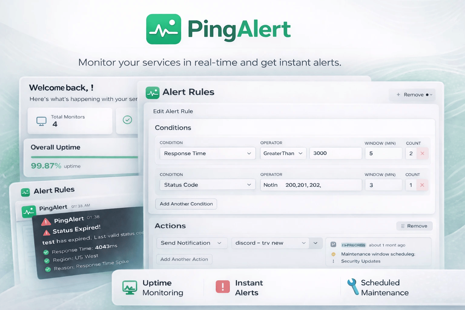 PingAlert for Agencies | Client Workspaces, Uptime Monitoring, and ...